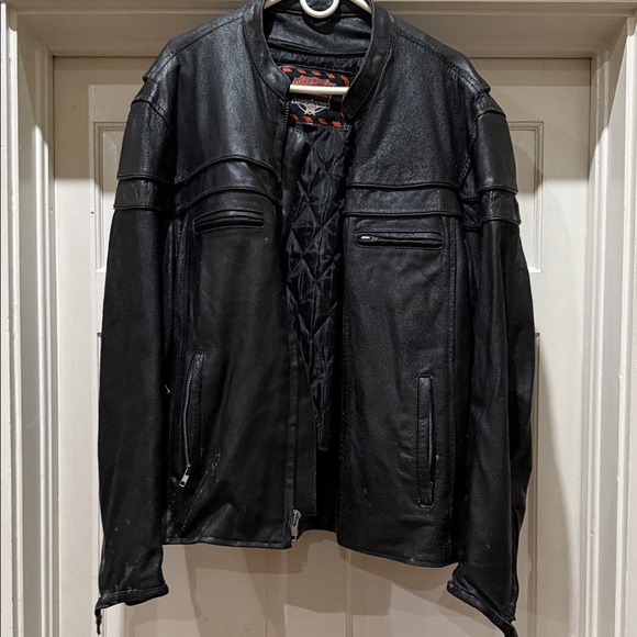 Interstate Leather | Jackets & Coats | Mens Classic Black Leather ...